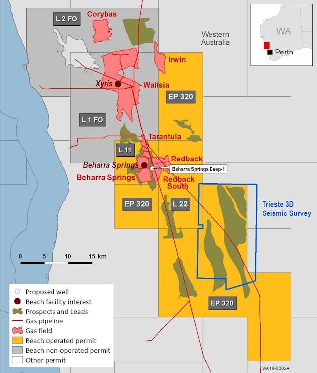 Beach and Mitsui equalize Perth basin ownership | Oil & Gas Journal