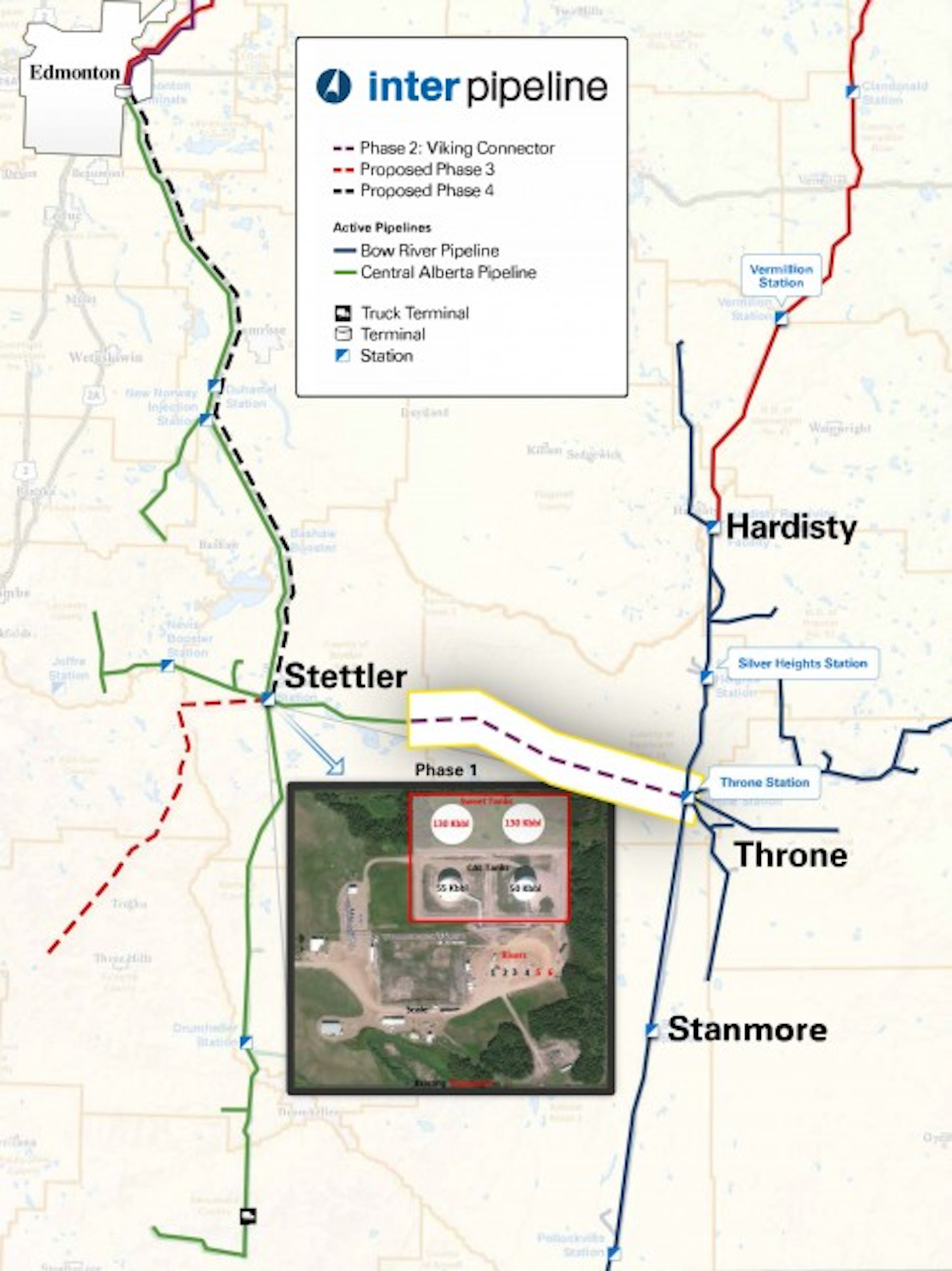 Inter Pipeline to build Viking Connector oil pipeline | Oil & Gas Journal