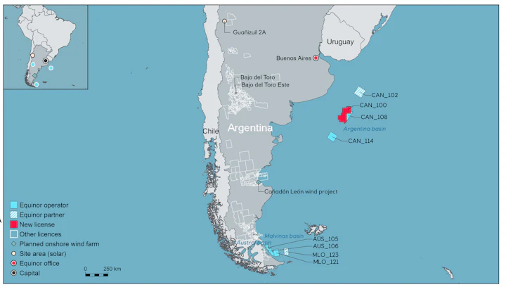 Equinor, YPF expand joint agreement for exploration off Argentina | Oil ...