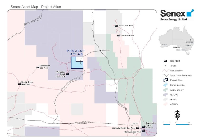 Senex reports first gas from Project Atlas in Queensland | Oil & Gas ...