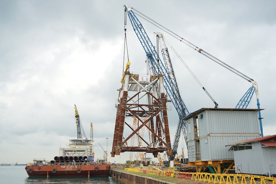 Qatar Petroleum reports load out of first two jackets for NFE | Oil ...