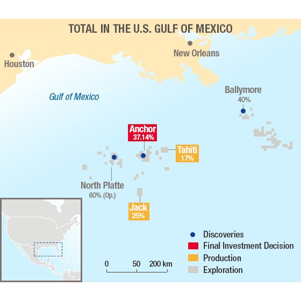 Total launches FEED for North Platte discovery in deepwater GoM | Oil ...