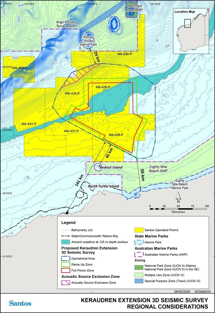NOPSEMA approves Santos 3D seismic survey in Bedout subbasin | Oil ...
