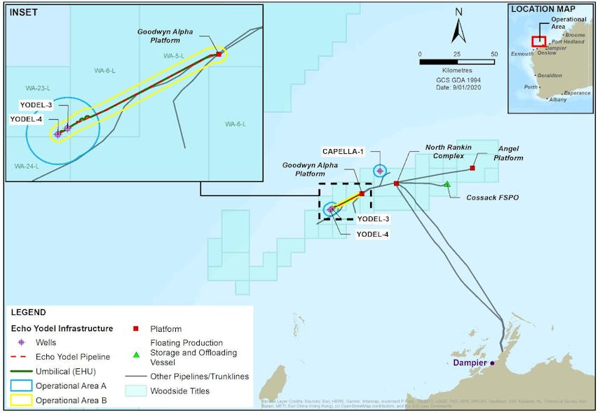 Woodside to decommission Echo/Yodel gas field | Oil & Gas Journal