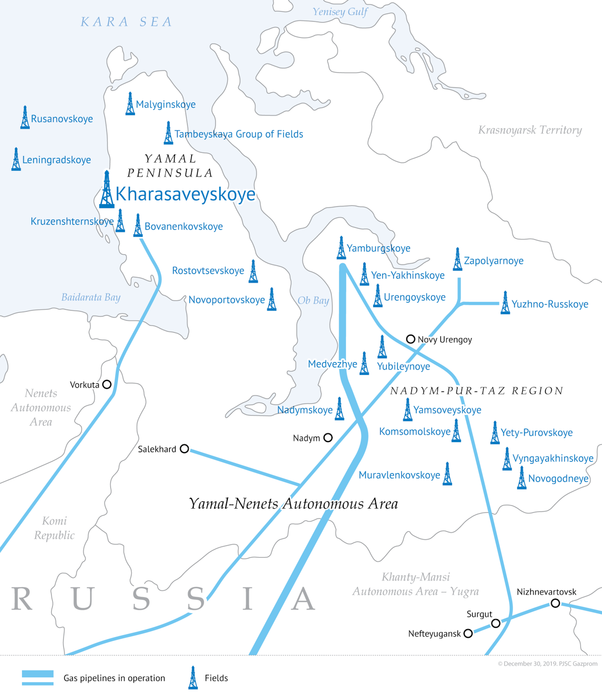 Gazprom begins drilling first production well at Kharasaveyskoye field ...