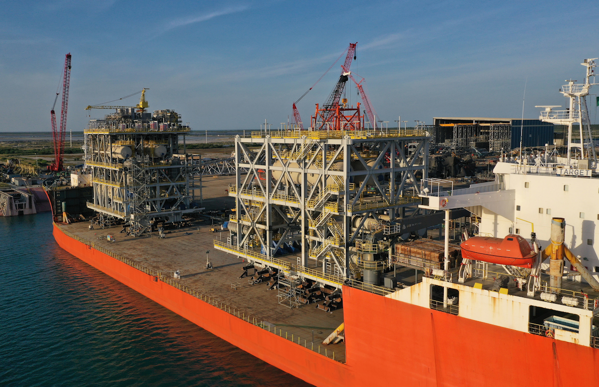 Final topsides shipment sails for Eni’s Area 1 Gulf of Mexico FPSO ...