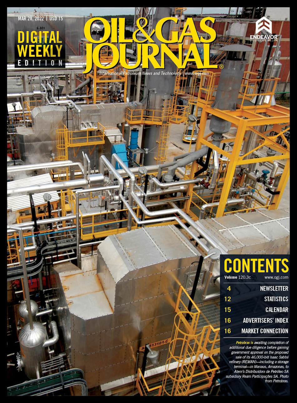 Volume 120, Issue 3c | Oil & Gas Journal