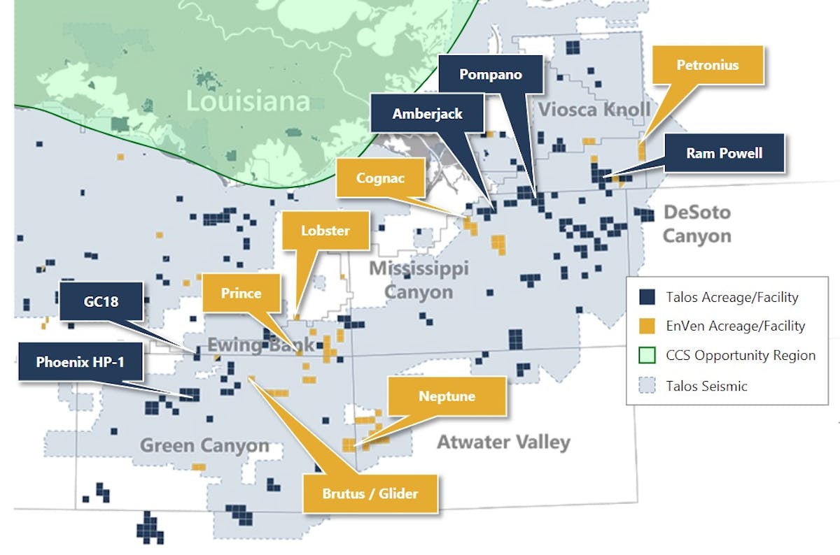 Talos adds GoM scale with $1.1-billion acquisition of EnVen Energy ...