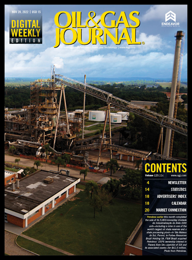 Volume 120, Issue 11c | Oil & Gas Journal