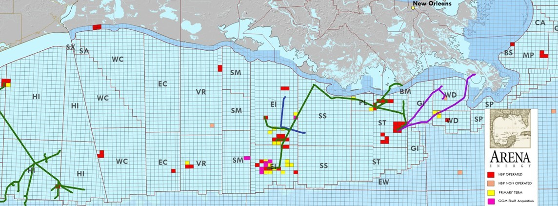 Arena Energy adds to Gulf of Mexico Shelf properties | Oil & Gas Journal