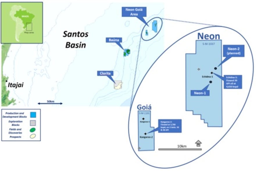 Karoon confirms oil at Neon field | Oil & Gas Journal