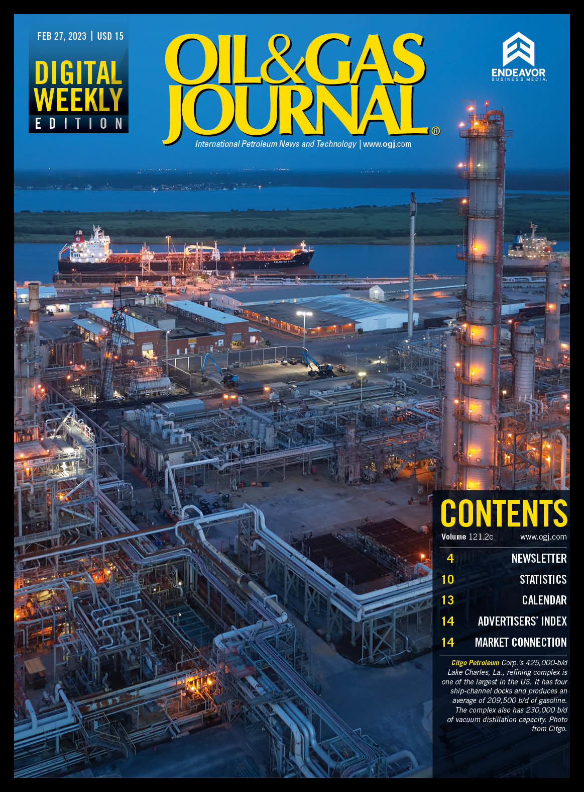 Volume 121, Issue 2c | Oil & Gas Journal