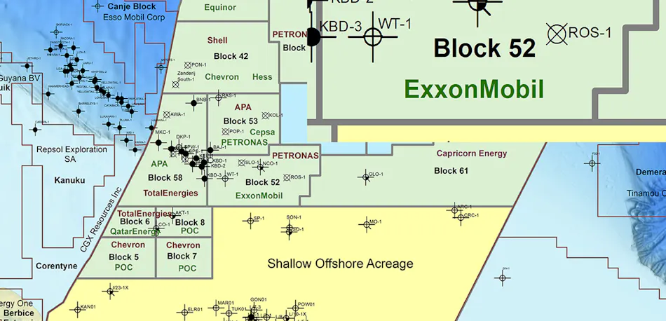 Petronas discovers oil offshore Suriname | Oil & Gas Journal