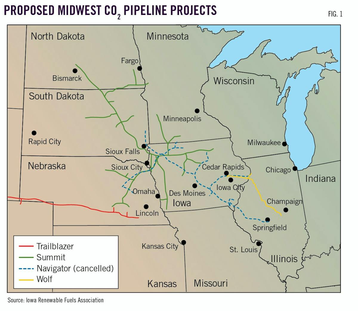 CO2 pipeline projects struggle to gain traction | Oil & Gas Journal