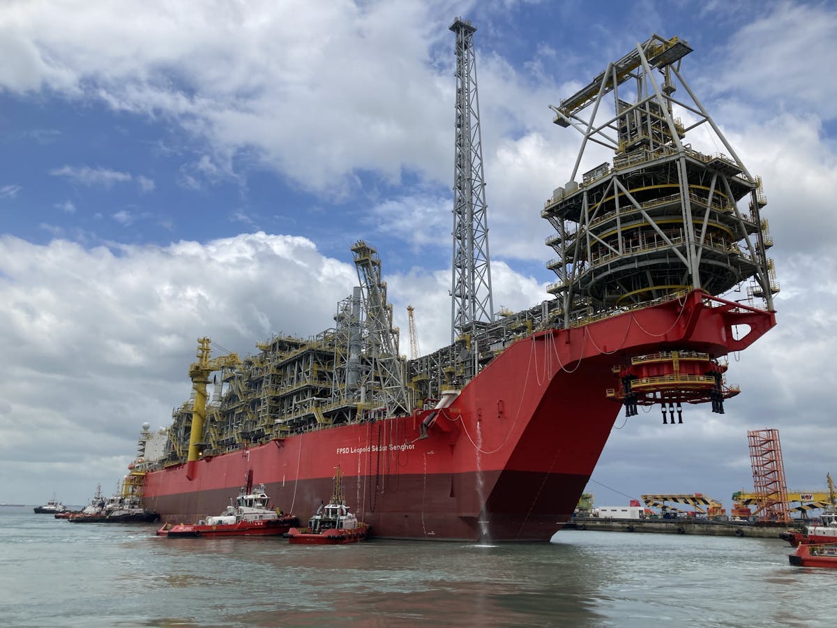 FPSO begins journey to Woodside-operated Sangomar field offshore West ...