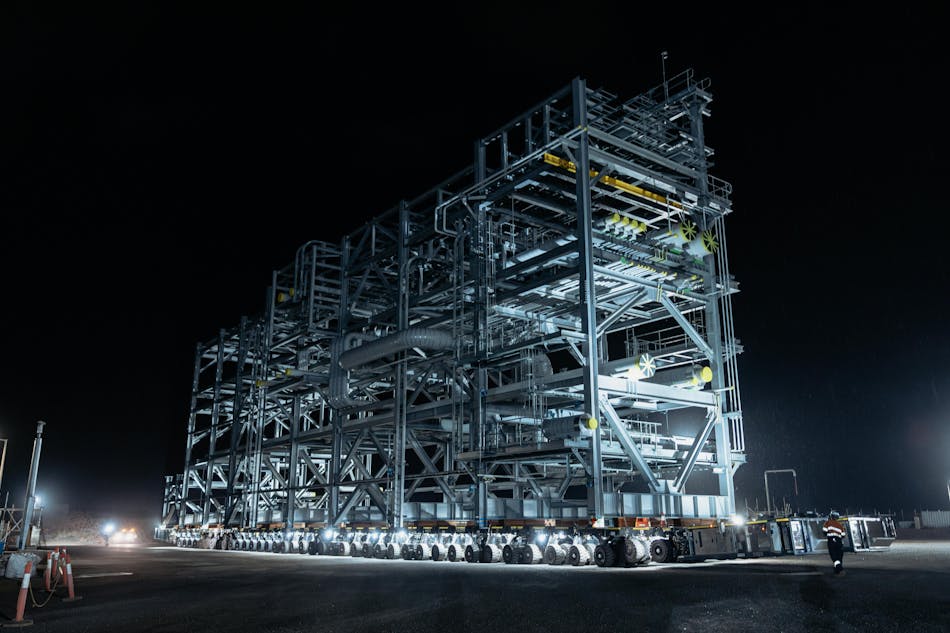 First modules arrive in Australia for Woodside-operated Scarborough ...