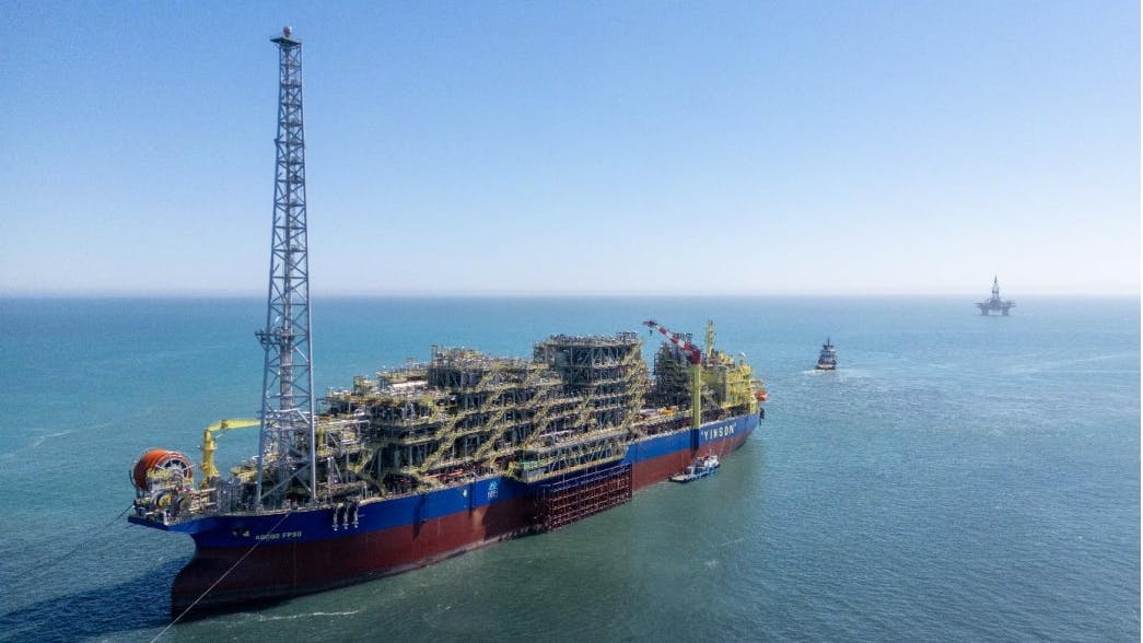 Azule Energy receives Agogo FPSO in Angolan waters | Oil & Gas Journal